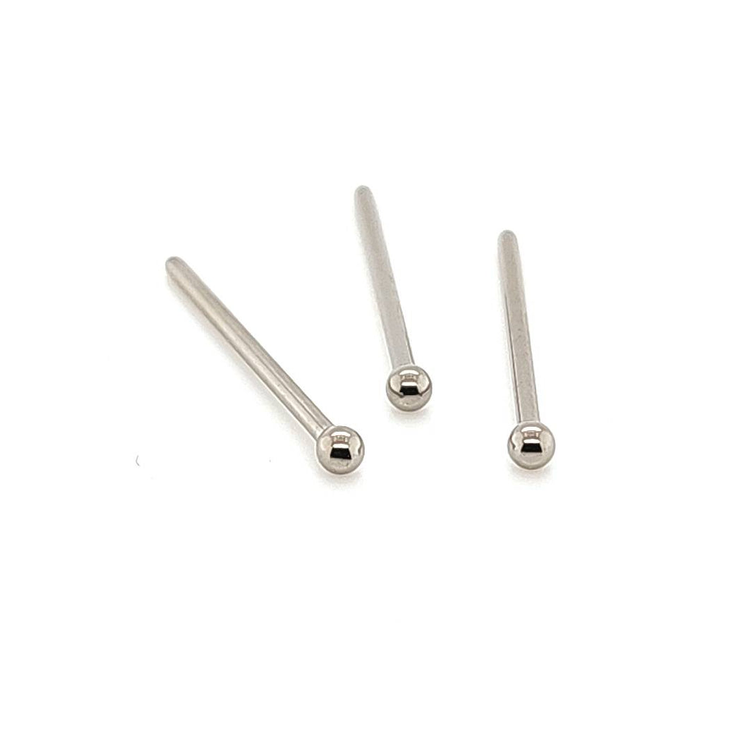 Titanium Body Jewelry | Titanium Flat Back Nose Stud – Pico Body Jewelry