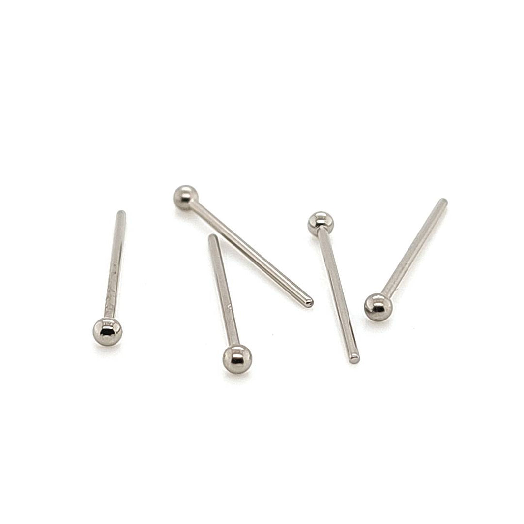 Titanium Body Jewelry | Titanium Flat Back Nose Stud – Pico Body Jewelry