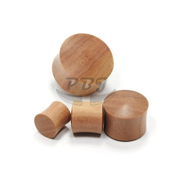 Wood Solid Plug- Lt. Brown – Pico Body Jewelry